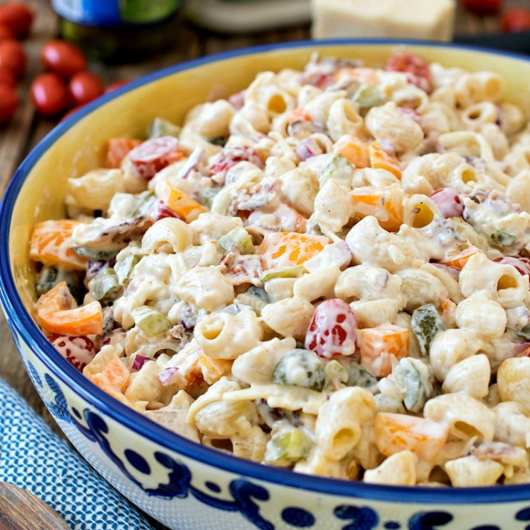 Dill Pickle Ranch Pasta Salad Recipe