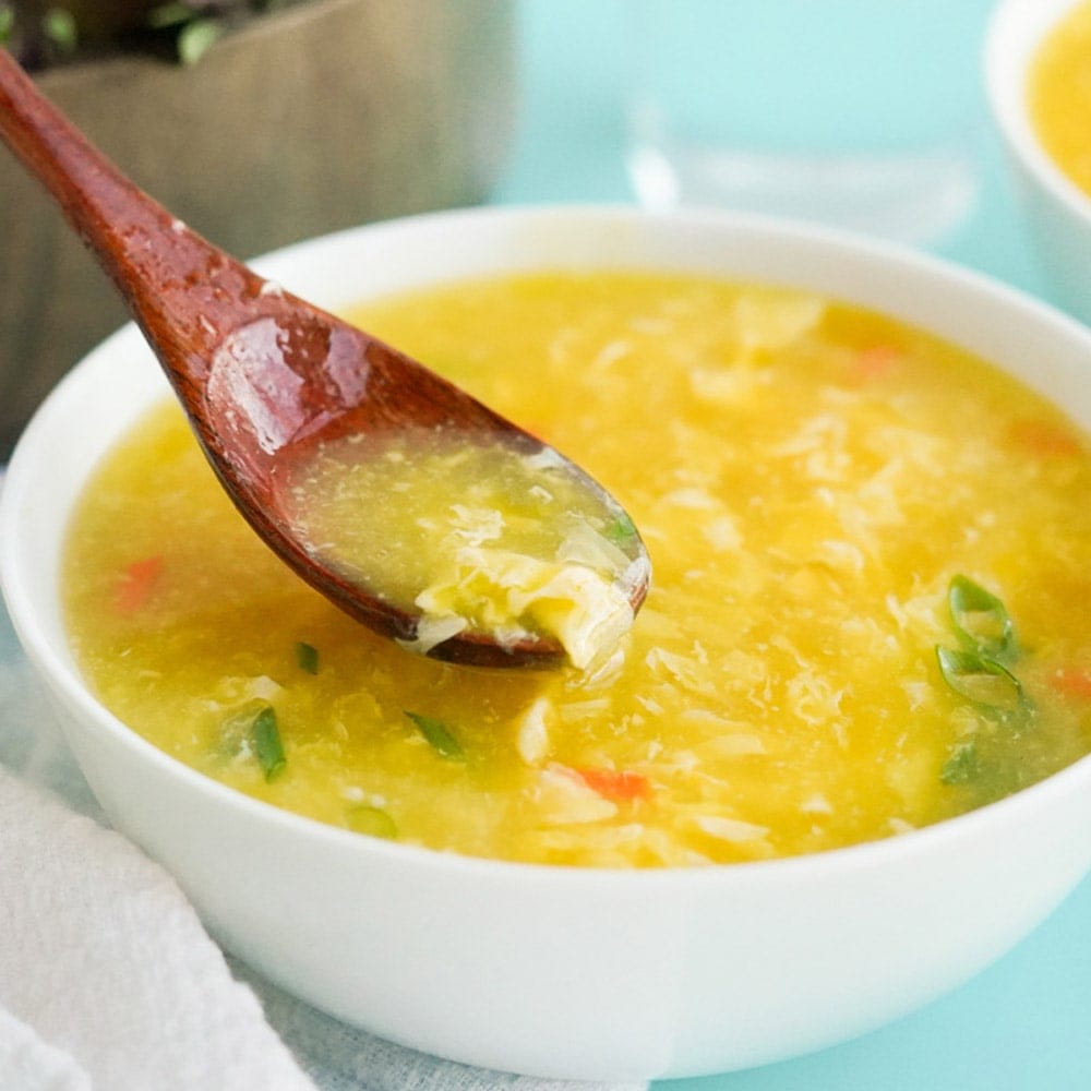 Easy Egg Flower Soup Recipe