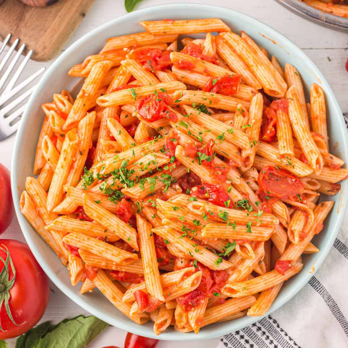 Red Sauce Penne Pasta Recipe