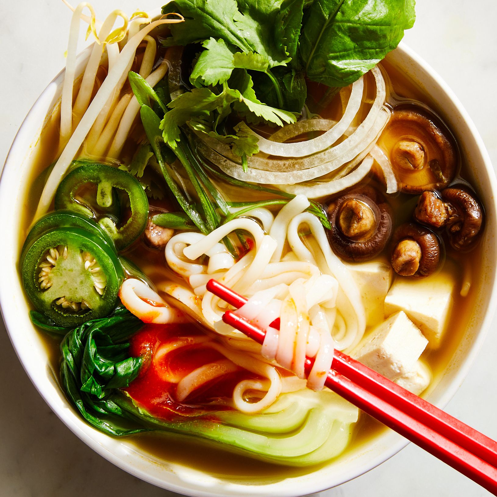 Vegetarian Pho Noodle Soup Recipe
