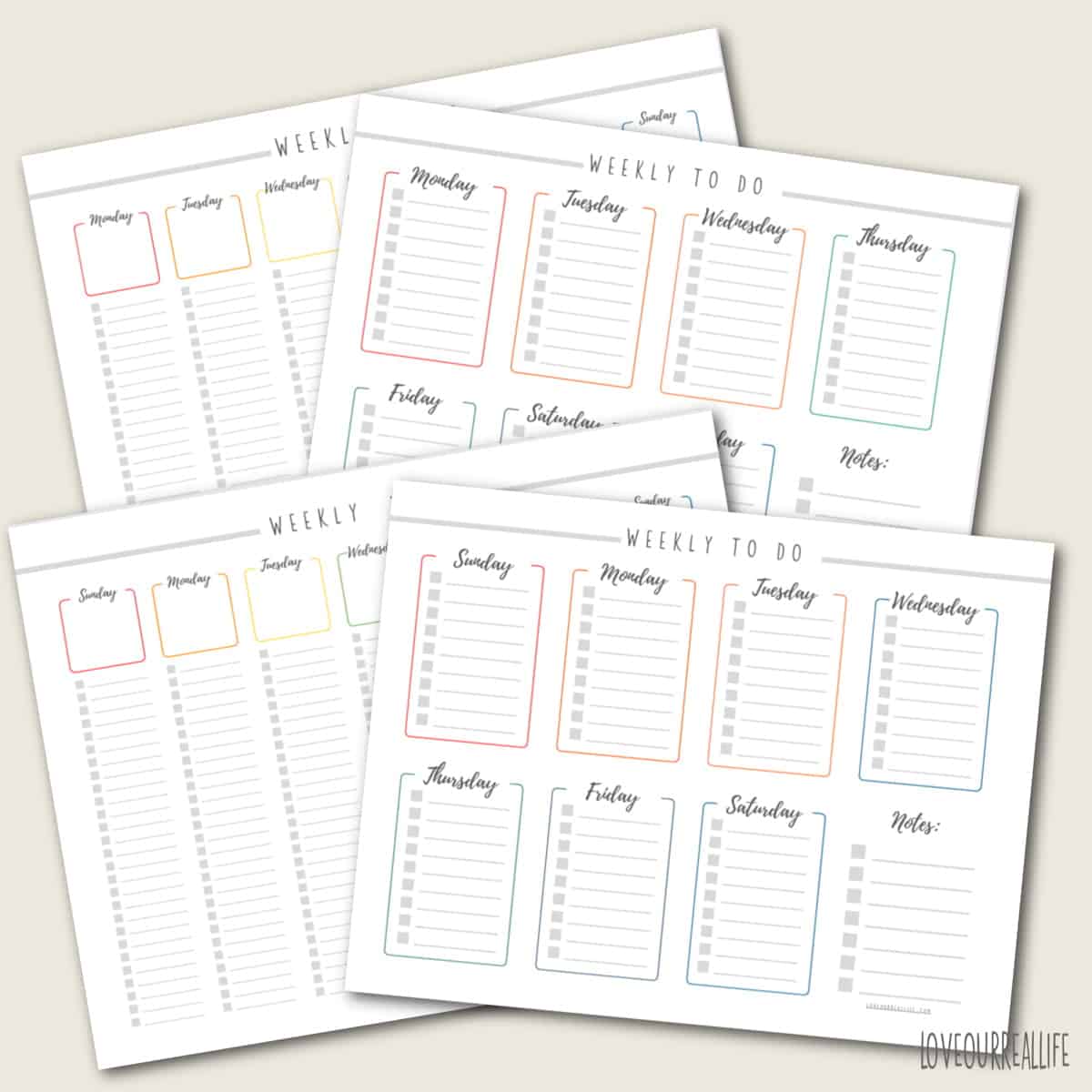 6 Most Important Things List Template