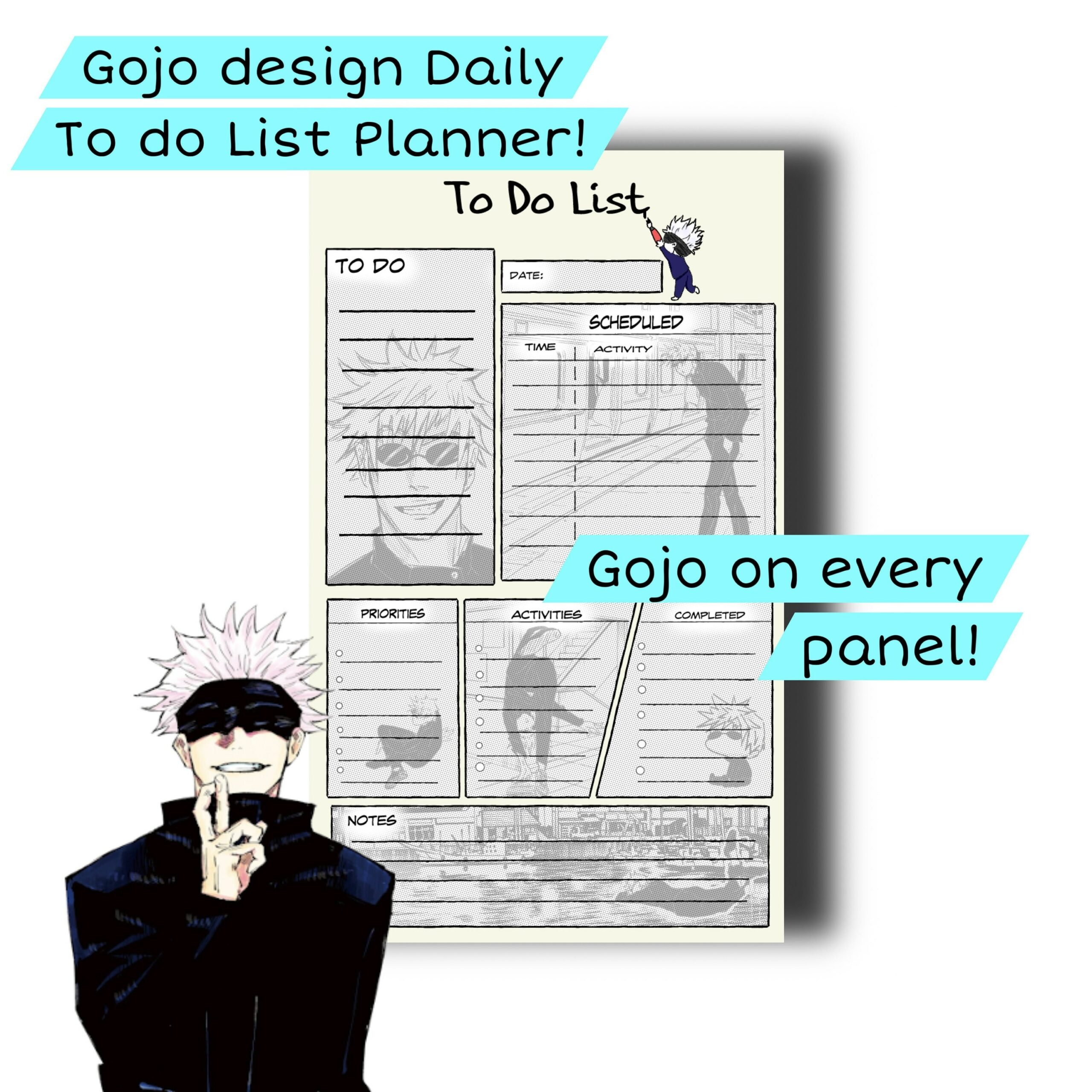 Anime To Do List Template
