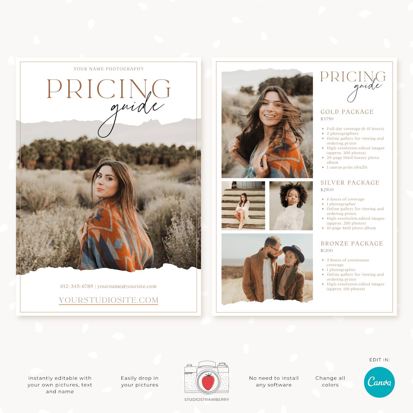 Art Gallery Price List Template