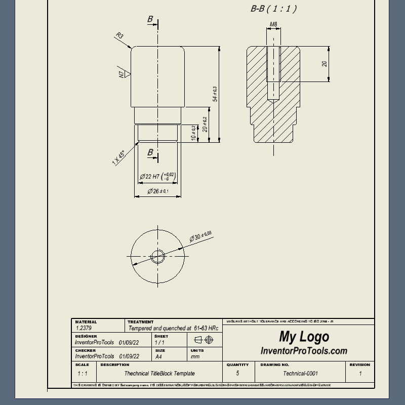 Autodesk Inventor Parts List Template