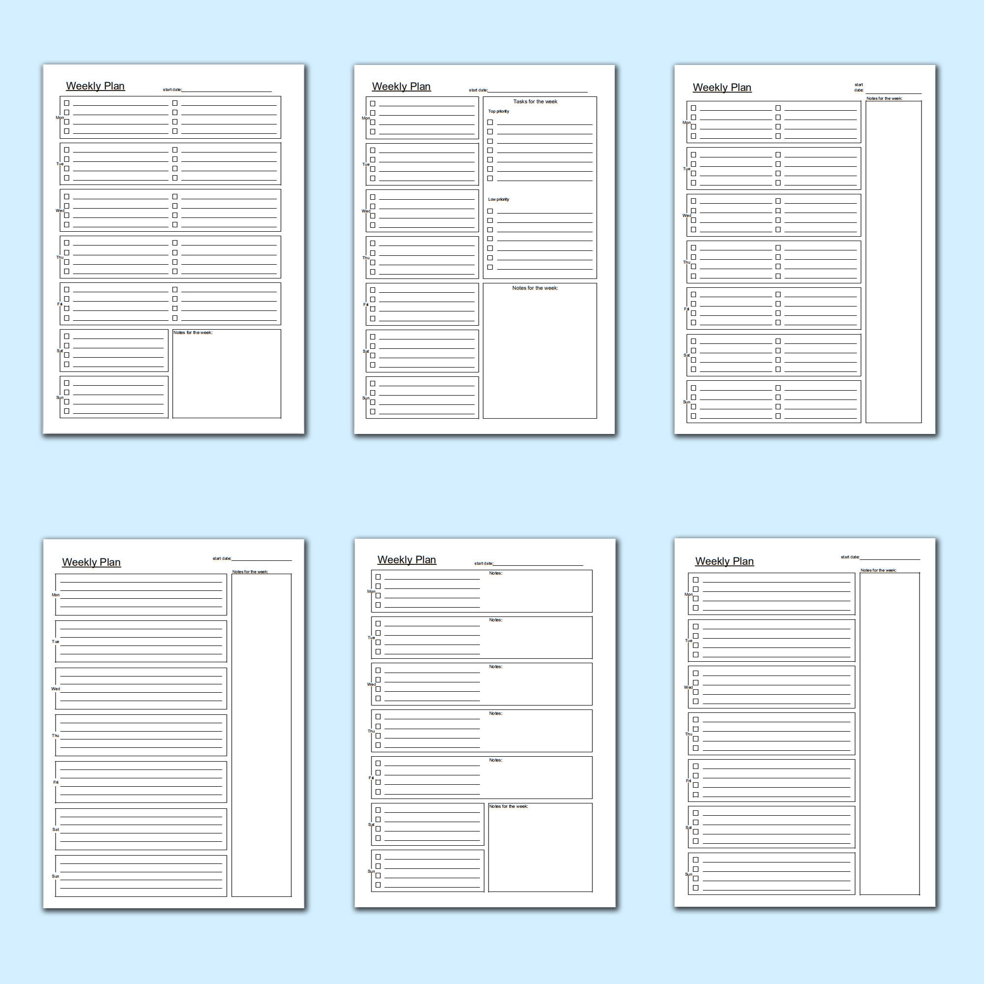 Calendar And To Do List Template