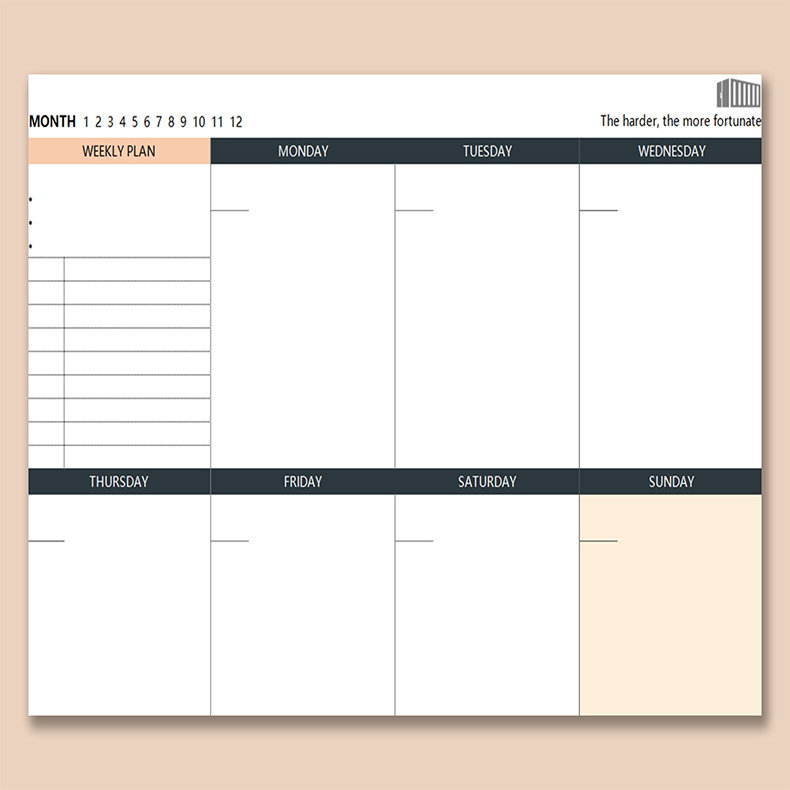 Employee Weekly Task List Template