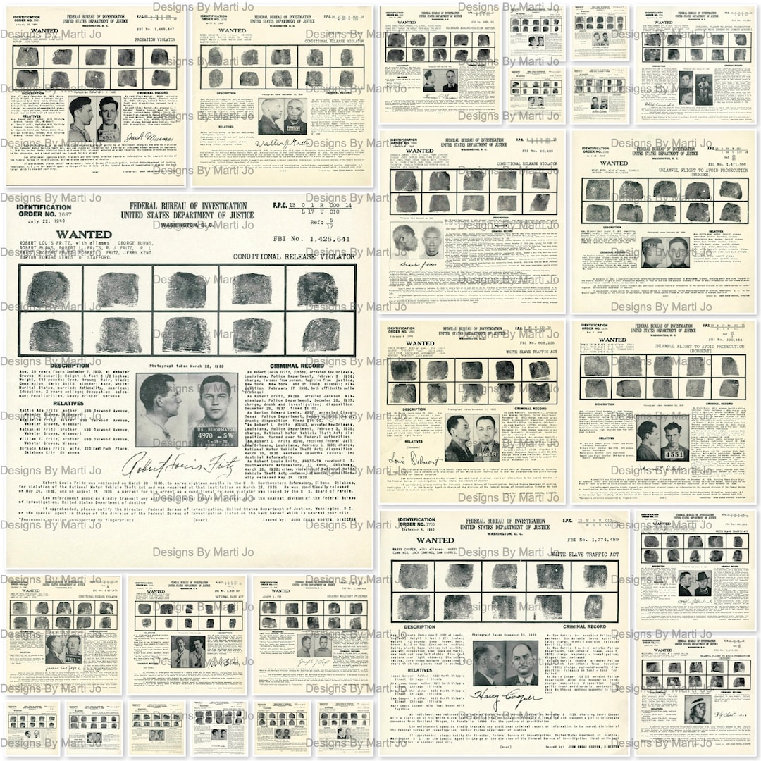 Fbi Most Wanted List Template