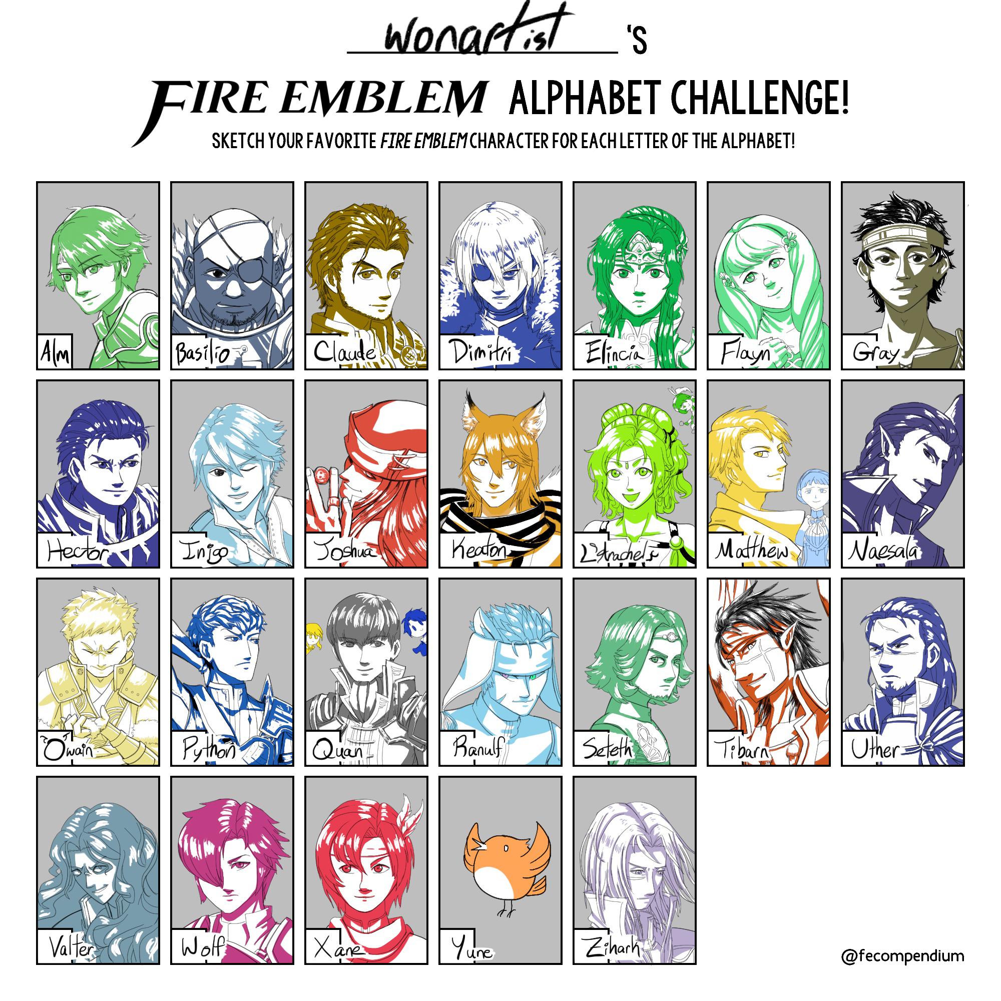 Feh Units Favorite List Template