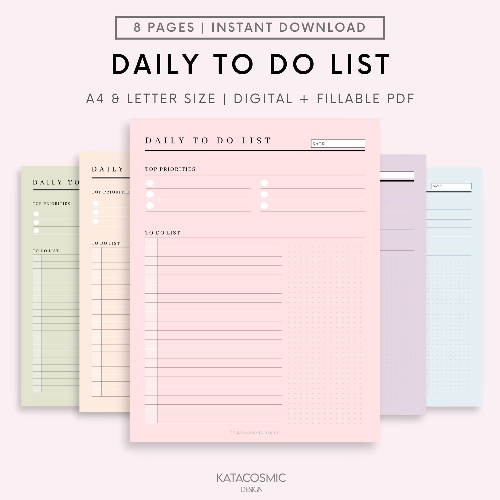 Goodnotes To Do List Template