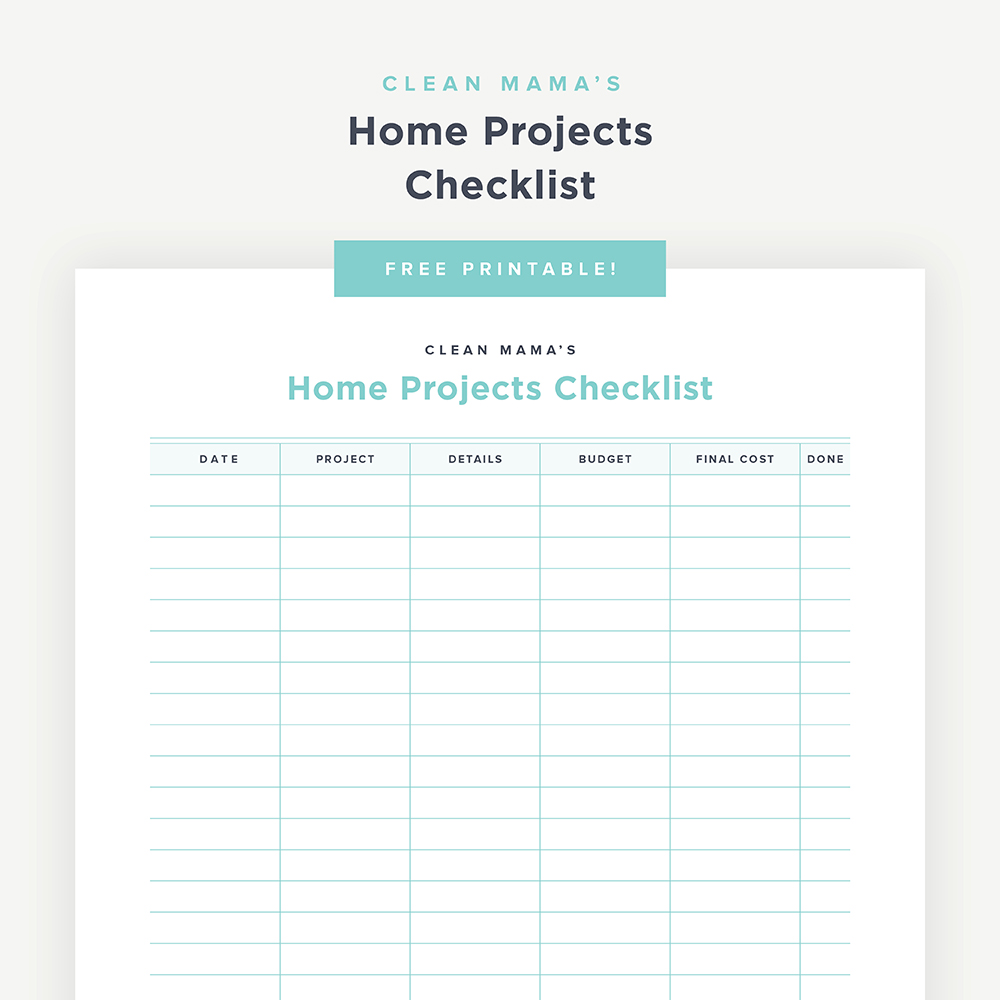 Home To Do List Template