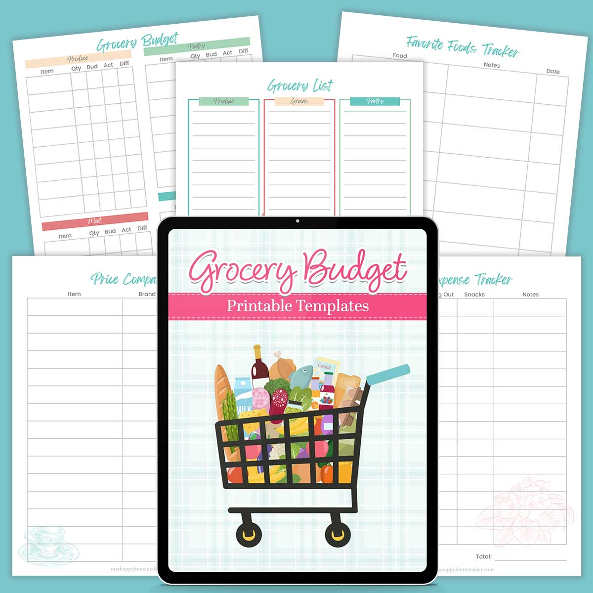 Hy Vee Grocery List Template