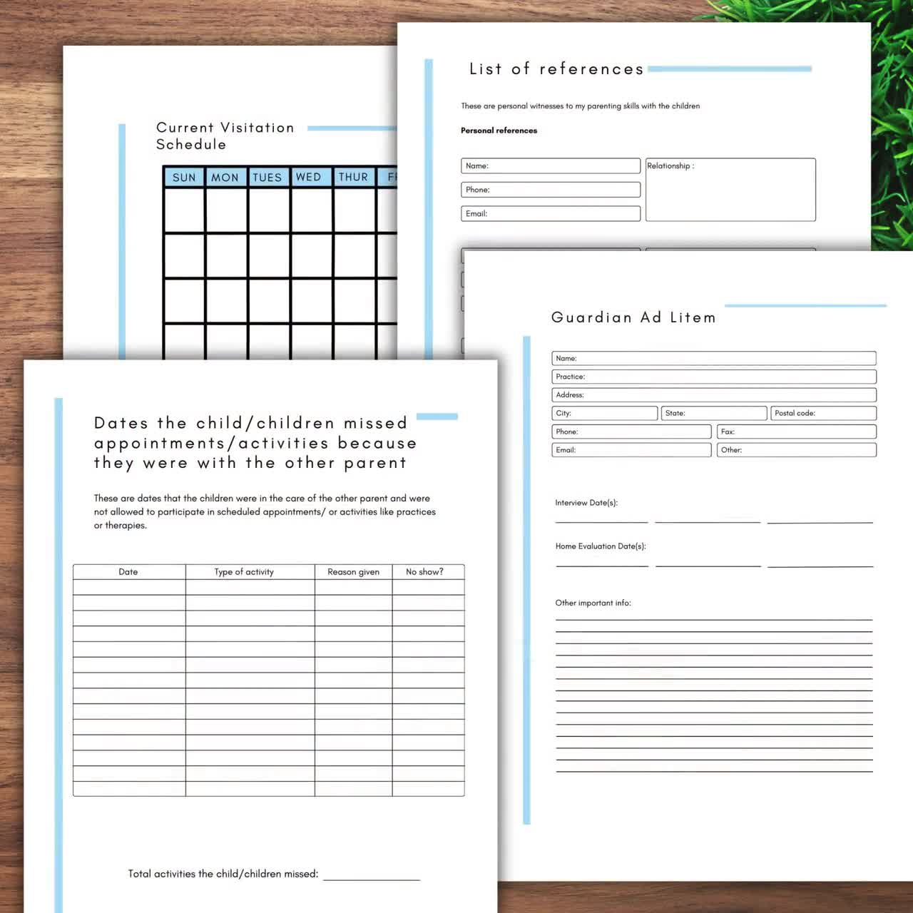Jury Trial Exhibit List Template