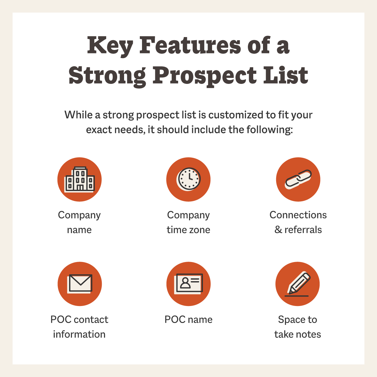 Network Marketing Prospect List Template