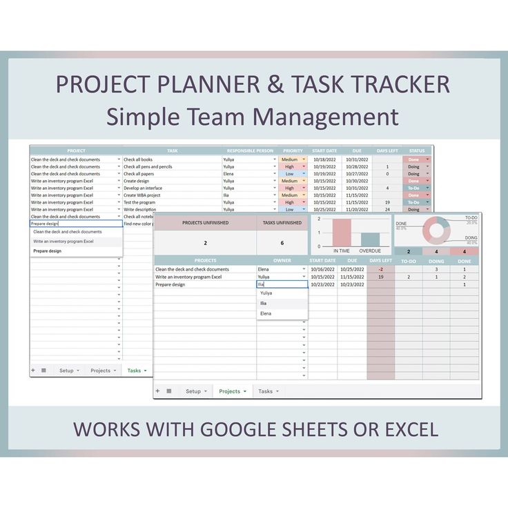 Project Team Contact List Template